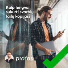 Kaip lengvai sukurti svarbių failų kopijas? | Bitė Lietuva
