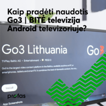 Kaip pradėti naudotis „Go3 | BITĖ“ televizija „Android“ operacinės ...