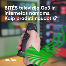 BITĖS televizija „Go3“ ir internetas namams. Kaip pradėti naudotis ...