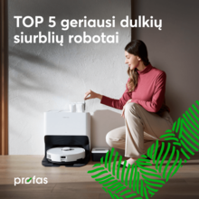TOP 5 geriausi dulkių siurblių robotai | Bitė Lietuva